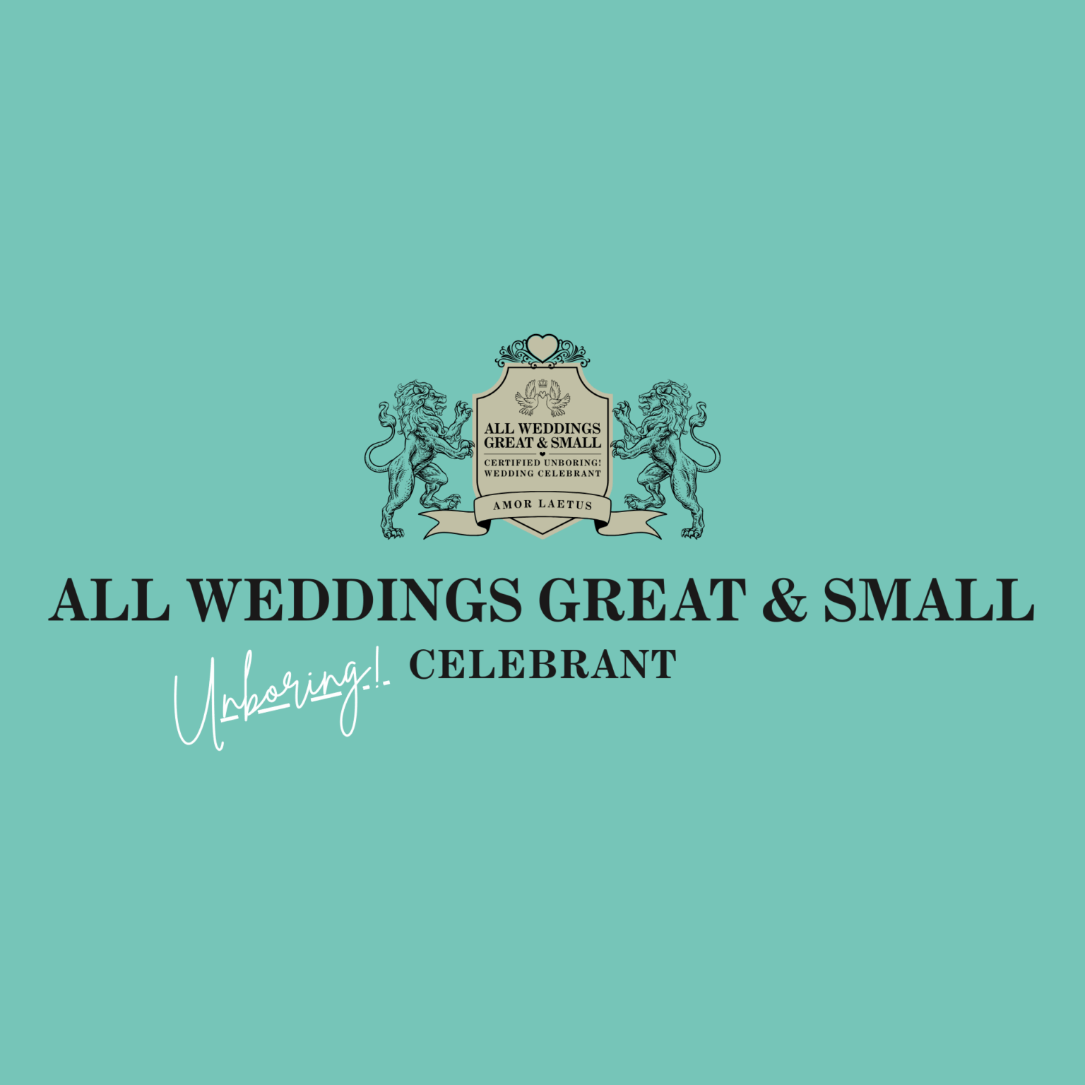 About – All Weddings Great & Small – Unboring Wedding Celebrant